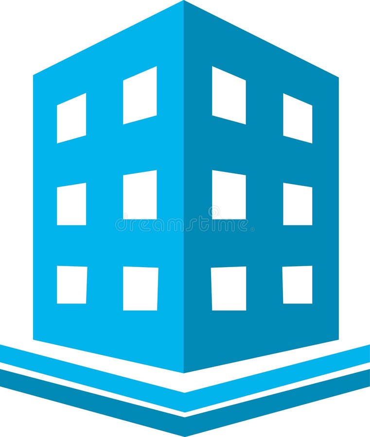 Exterior Building Logo Concept Stock Vector - Illustration of architech ...