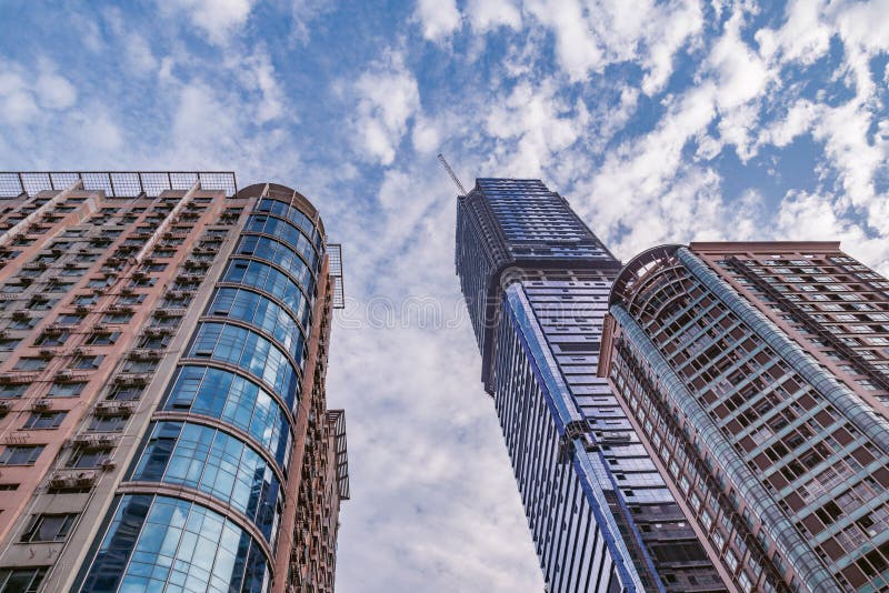 Exterior of the Buildings in Shenzhen. Stock Photo - Image of morning ...