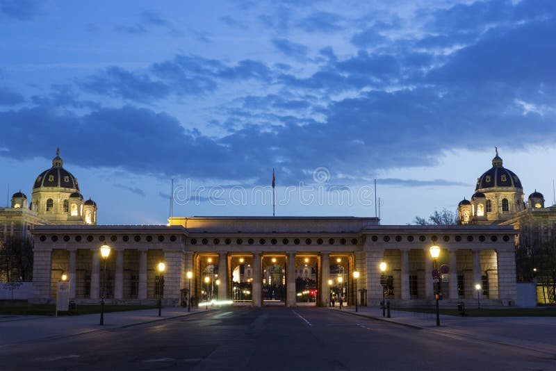 Exterior Castle Gate in Vienna in Austria Editorial Image - Image of ...