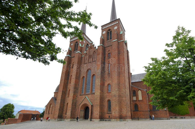 Roskilde Cathedral, Denmark Stock Photo - Image of holy, facade: 19054178