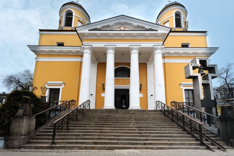 Co-Cathedral of St. Alexander, Kyiv Ukraine Stock Photo - Image of ...