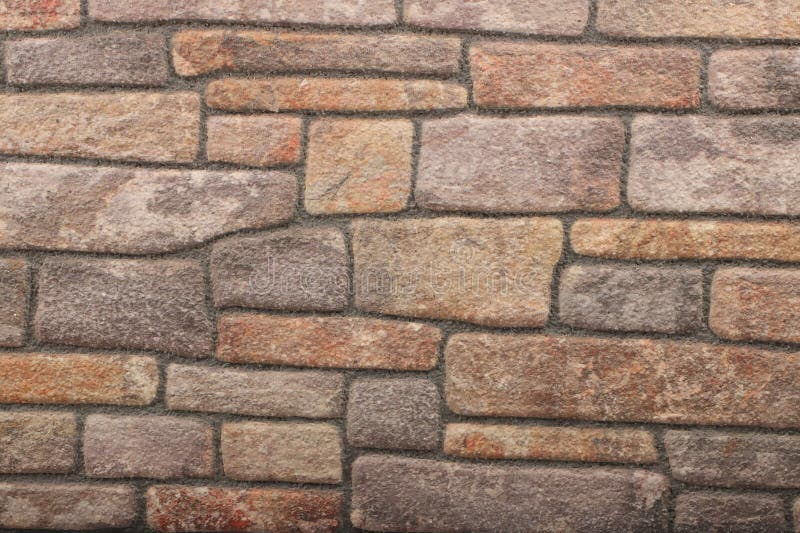 Exterior Colorful Stone Brick Wall, Brick Wall Texture Background. Old ...