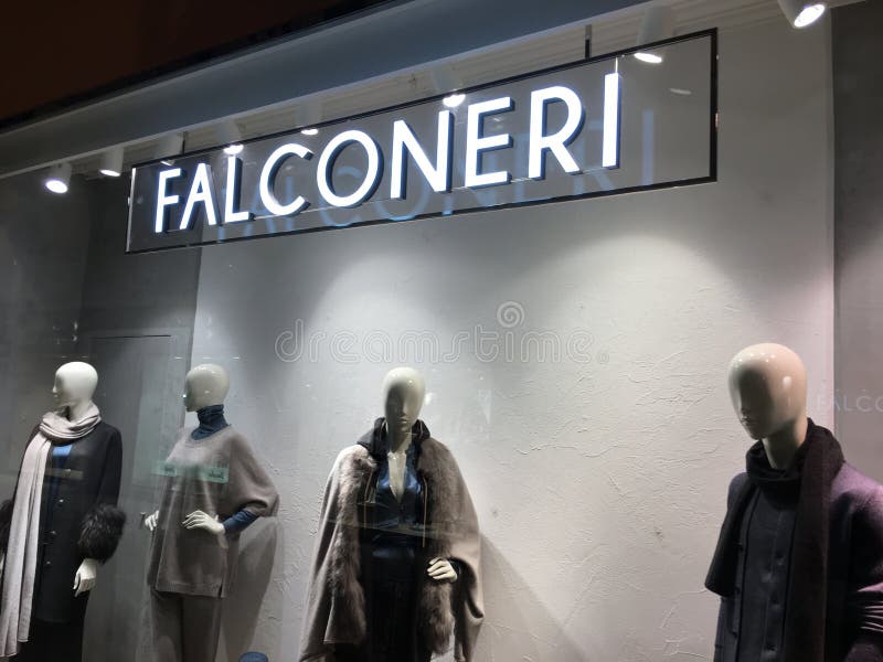 Logotipo De Falconeri Na Loja De Falconeri Imagem de Stock Editorial ...