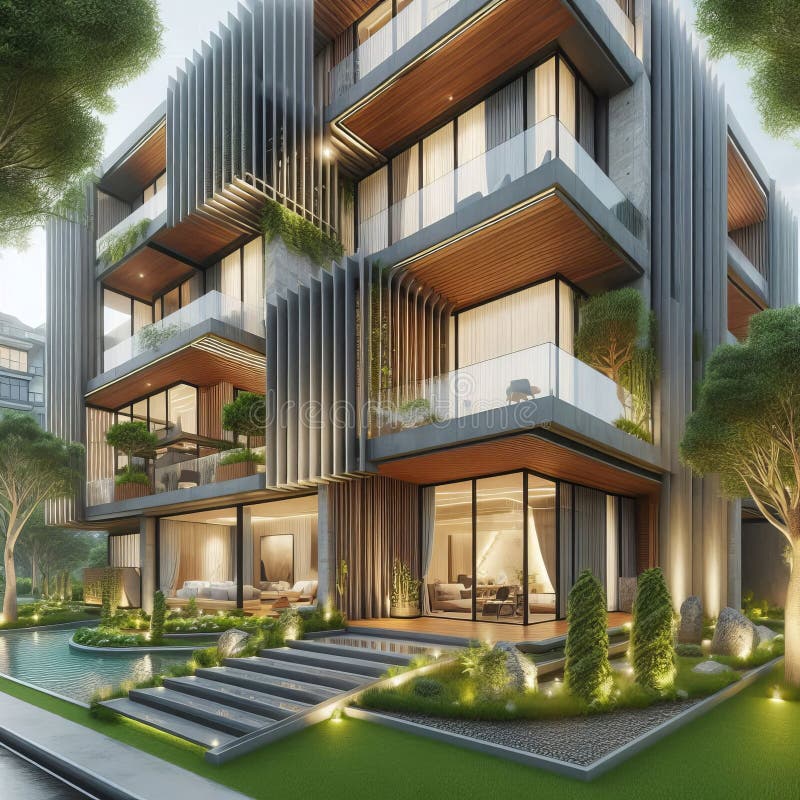 Exterior Design that Blends with the Environment Use of Sustaina Stock ...