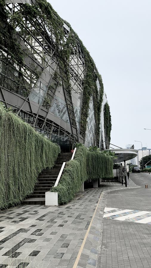 Exterior Design of Senayan Park Mall Editorial Stock Image - Image of ...