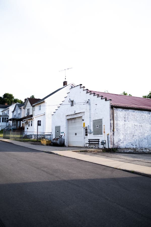 Exterior Design of a Standard House Stock Image - Image of brick, roof ...