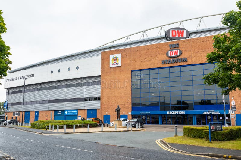 Exterior of DW Stadium Wigan Lancashire July 2019 Editorial Photo ...