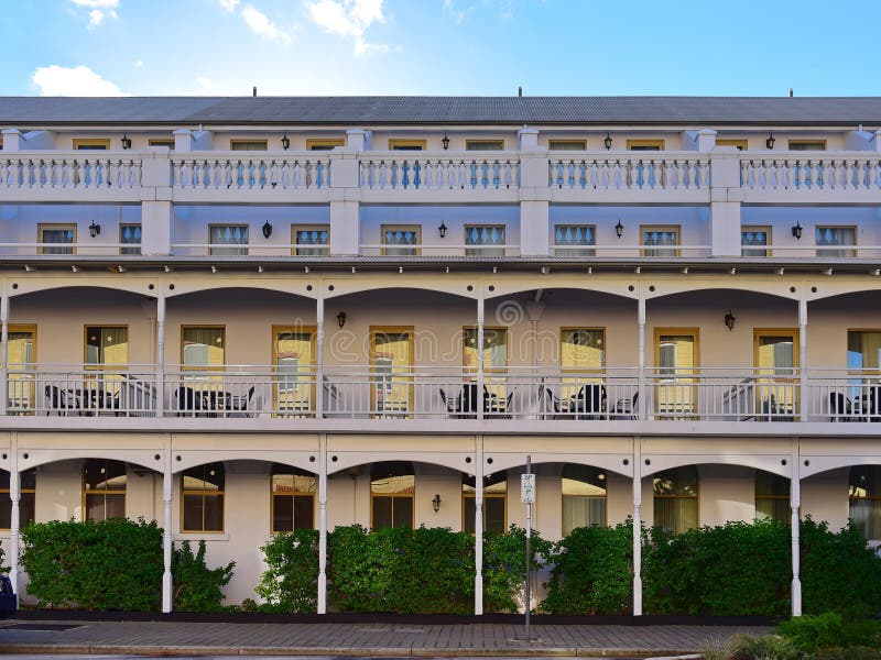 Exterior of an Elegant Classic Hotel in Perth Stock Photo - Image of ...