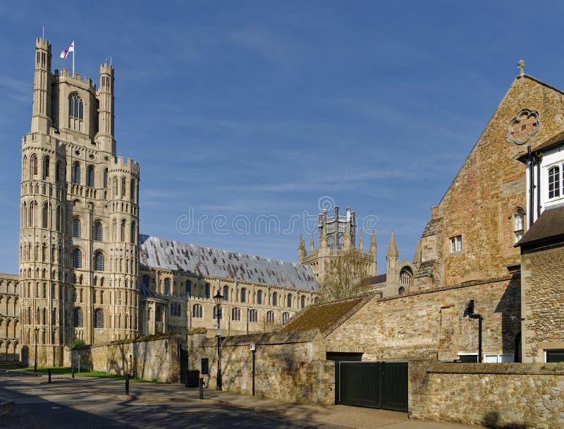 Ely Cathedral in Cambridge stock image. Image of ecclesiastical - 283363631