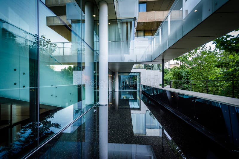 The Exterior of the Embassy of Sweden at Night, in Georgetown, W Stock ...