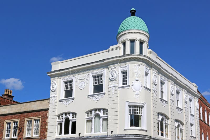 Historic Building in Devizes, Wiltshire Stock Photo - Image of history ...