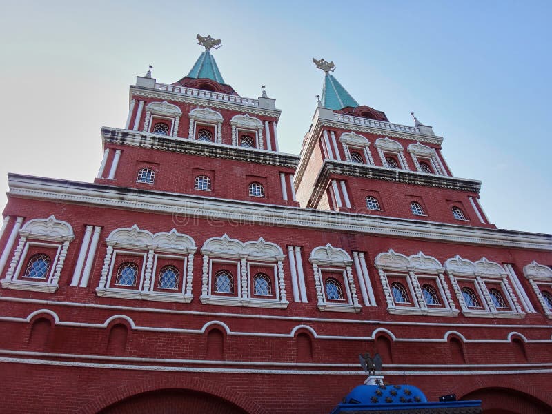 New rich red building stock photo. Image of white, black - 2066864