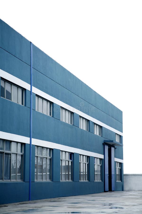 Exterior of a factory stock image. Image of business - 187989349