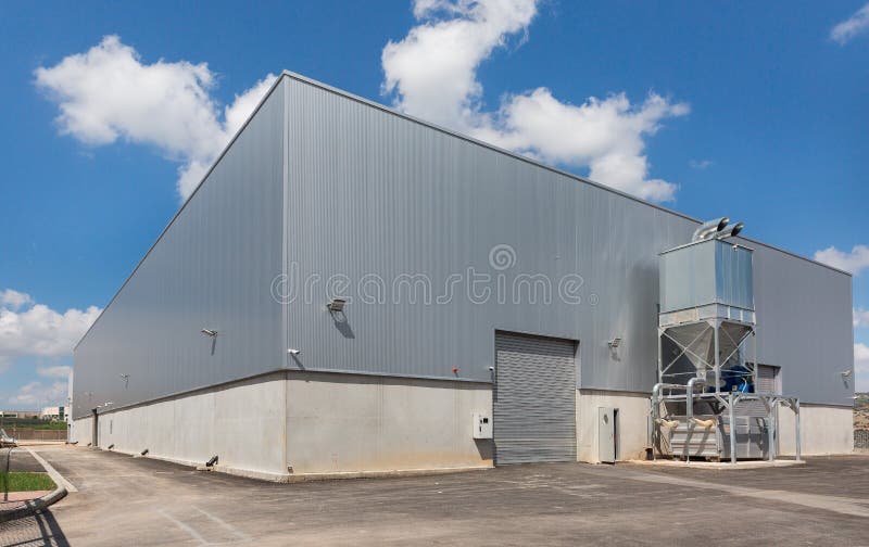 The Exterior of the Factory Stock Photo - Image of industry, exterior ...