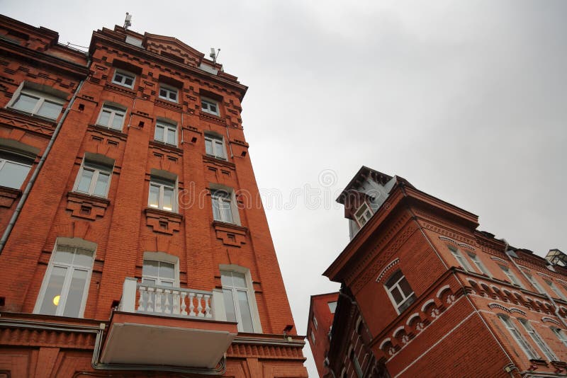 Exterior of the Factory Built of Bricks Stock Image - Image of brick ...