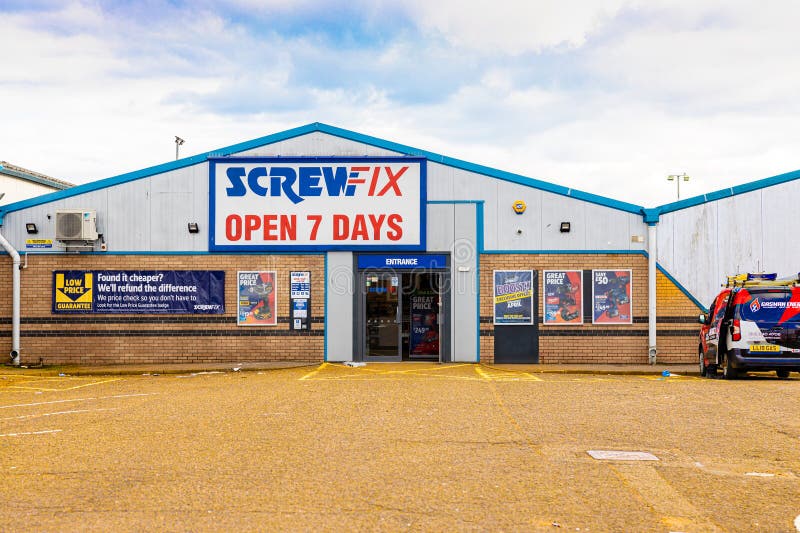 Unobstructed Exterior Front View of Dumbarton S Screwfix Store ...