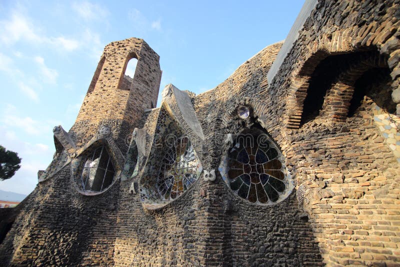 Crypt of Antoni Gaudi, Barcelona, Spain Editorial Photo - Image of ...