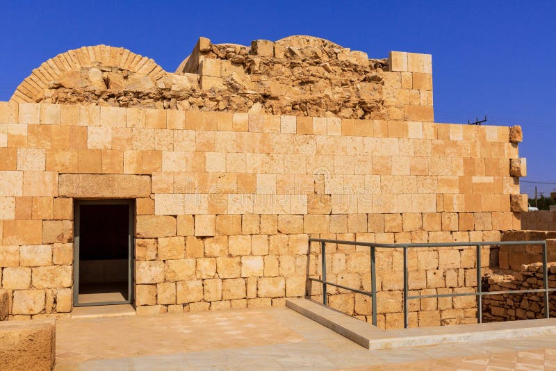 Hammam Al Sarah, Desert Castle, Jordan Stock Image - Image of tourist ...