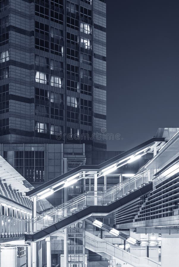 Exterior of High Rise Office Building. Architectural Abstract ...