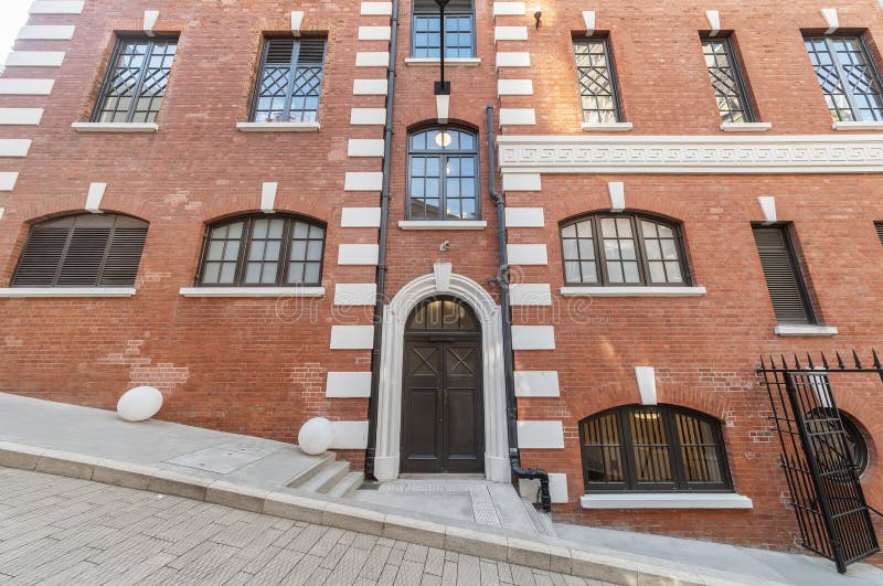 Exterior of Historical Building Stock Photo - Image of kong, frame ...