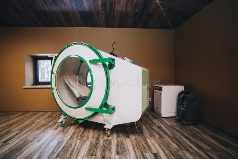 Exterior of Individual Hyperbaric Recompression Chamber. Stock Photo ...