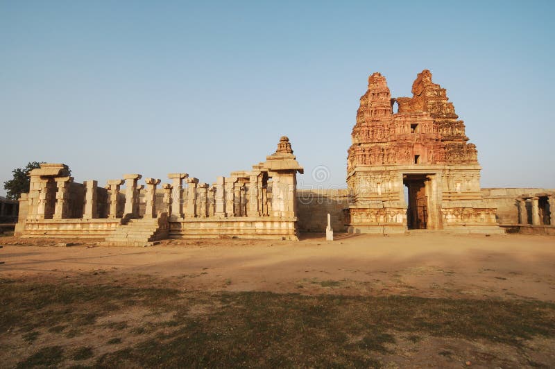 Exterior of Indian Hindu Temple India Stock Photo - Image of india ...