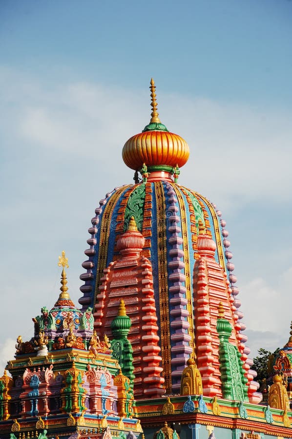 Exterior of Indian Hindu Temple India Stock Image - Image of ...