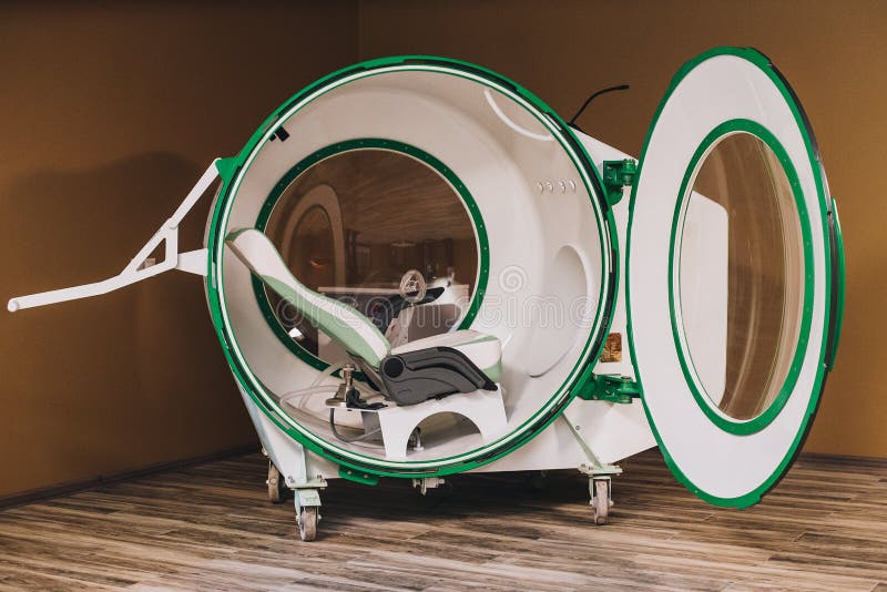 Exterior of Individual Hyperbaric Recompression Chamber. Stock Image ...