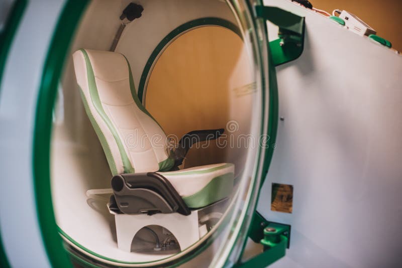 Exterior of Individual Hyperbaric Recompression Chamber. Stock Image ...