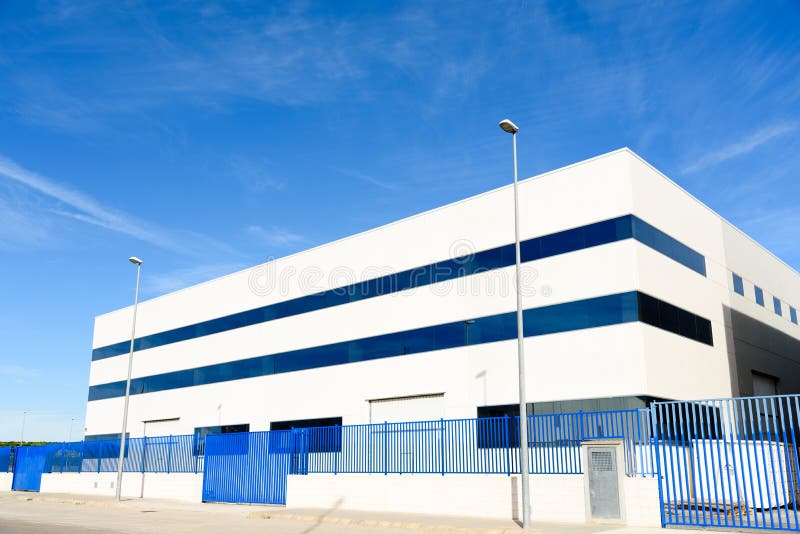 Warehouse exterior stock photo. Image of deliver, industrial - 37290278