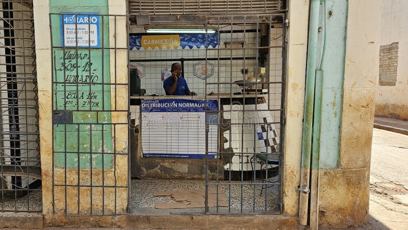 Libreta store in Havana editorial stock photo. Image of place - 283097308