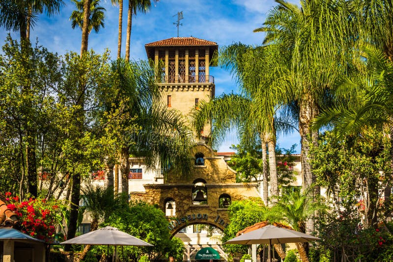 The Exterior of the Mission Inn, in Riverside Editorial Photo - Image ...