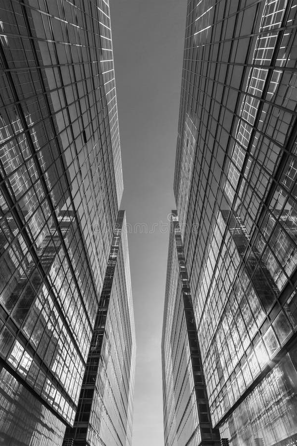 Exterior of Modern Architecture. Building Abstract Background Stock ...