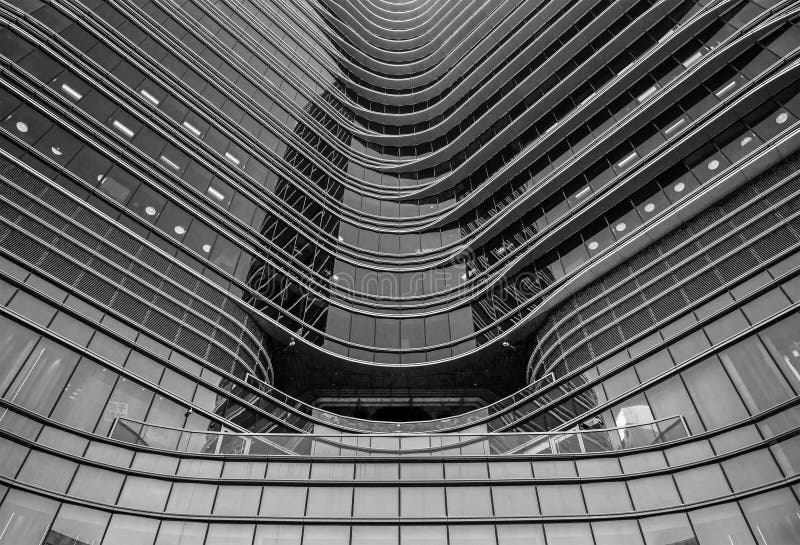 Exterior of Modern Architecture. Building Abstract Background Editorial ...