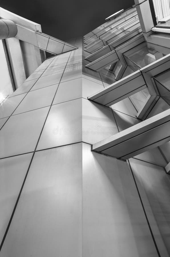 Exterior of Modern Architecture. Building Abstract Background Stock ...