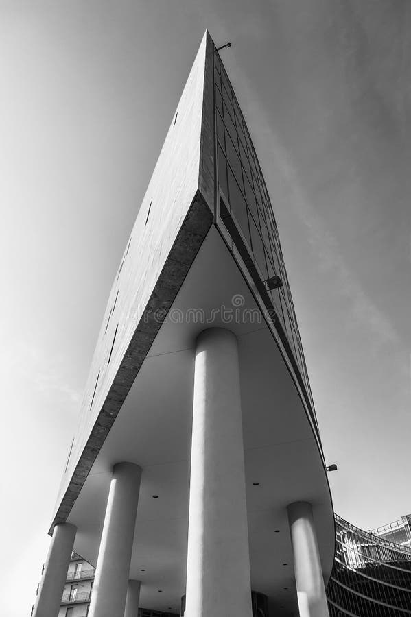 Exterior of Modern Architecture. Building Abstract Background Stock ...