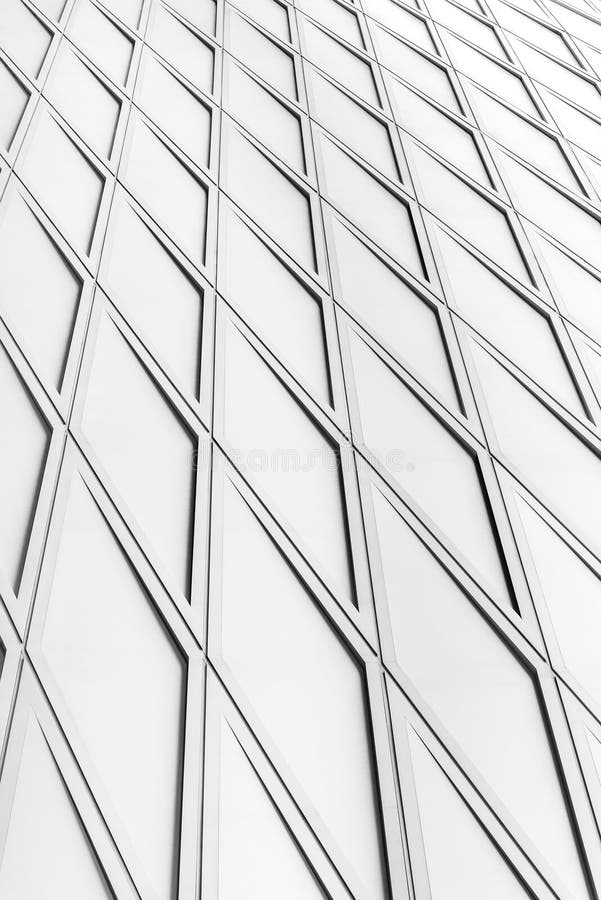 Exterior Of Modern Architecture Building Abstract Background Stock