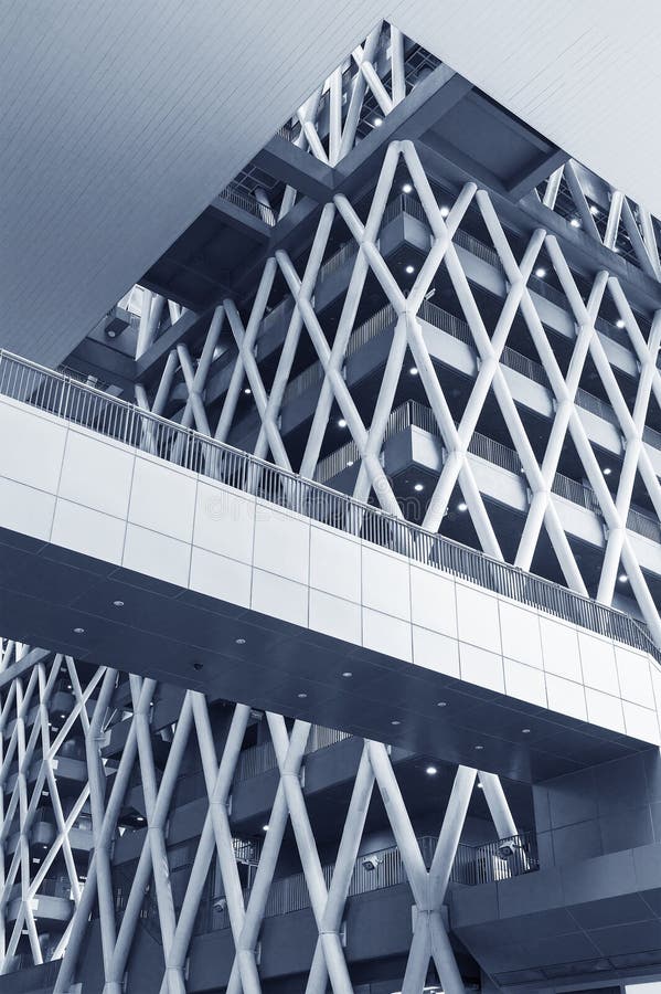 Exterior of Modern Architecture. Building Abstract Background Stock ...