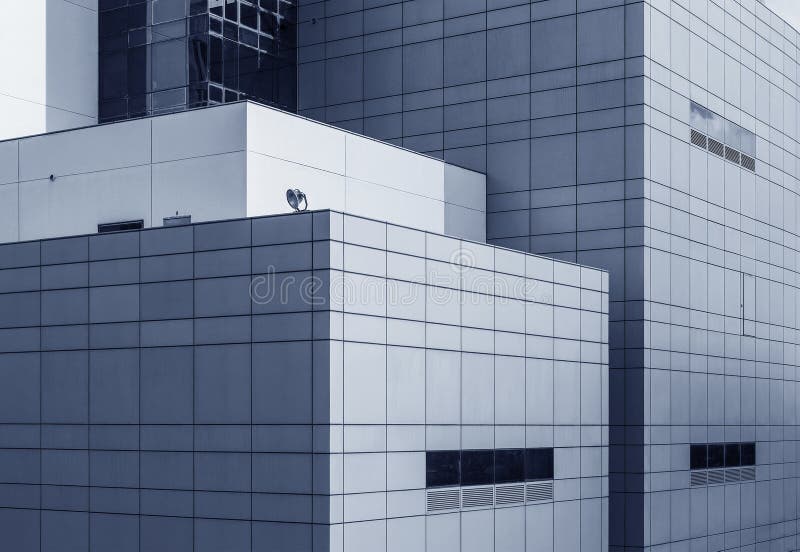 Exterior of Modern Architecture. Building Abstract Background Pattern ...