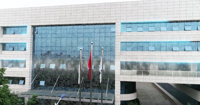 Exterior of a Smart Factory. Factory Exterior. Factory Office Building ...