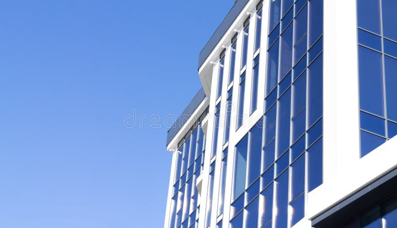 Exterior of Modern Glass Residential or Office Building Stock Photo ...