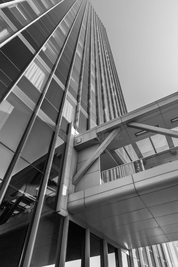 Exterior of Modern High Rise Office Building. Architecture Abstract ...