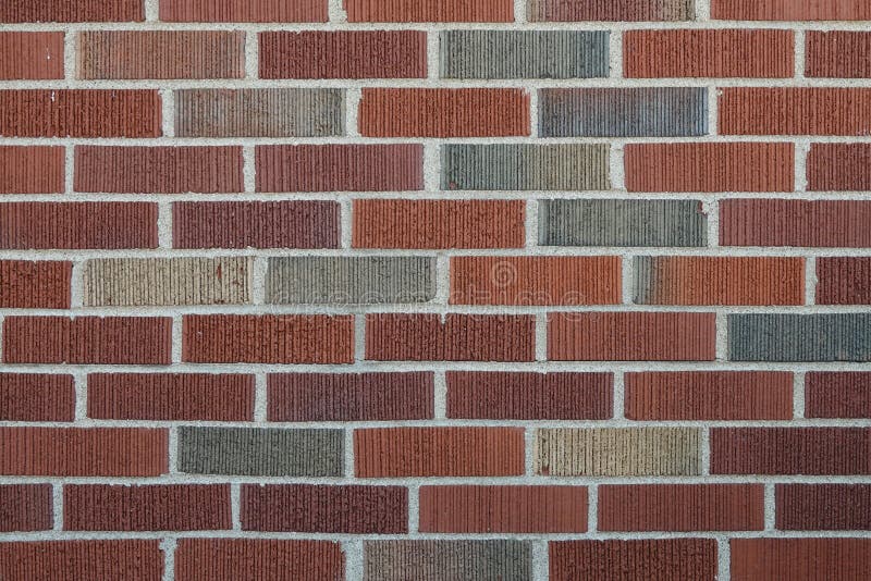 Solid, Multicolored Brick Wall Stock Image - Image of blocks, dividing ...