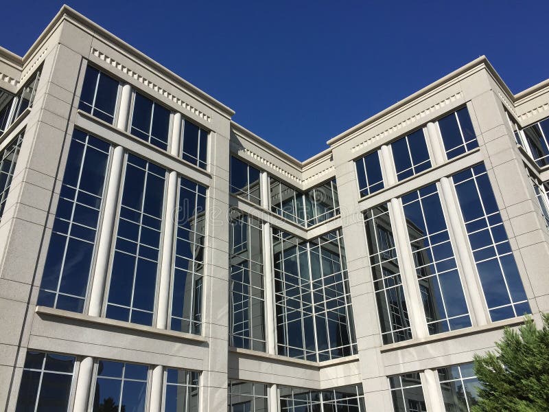 Exterior of Nice Modern Office Building Stock Photo - Image of build ...