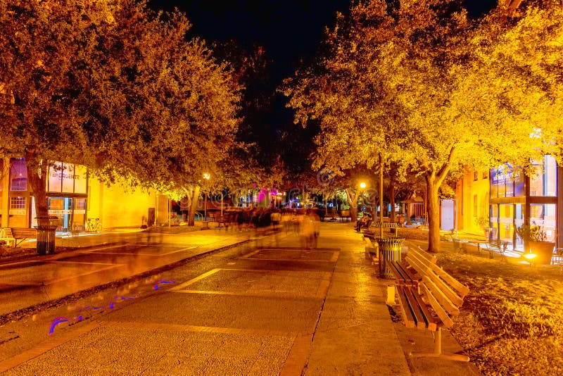 An Exterior Night View of Part of the Foundry Park Editorial Image ...