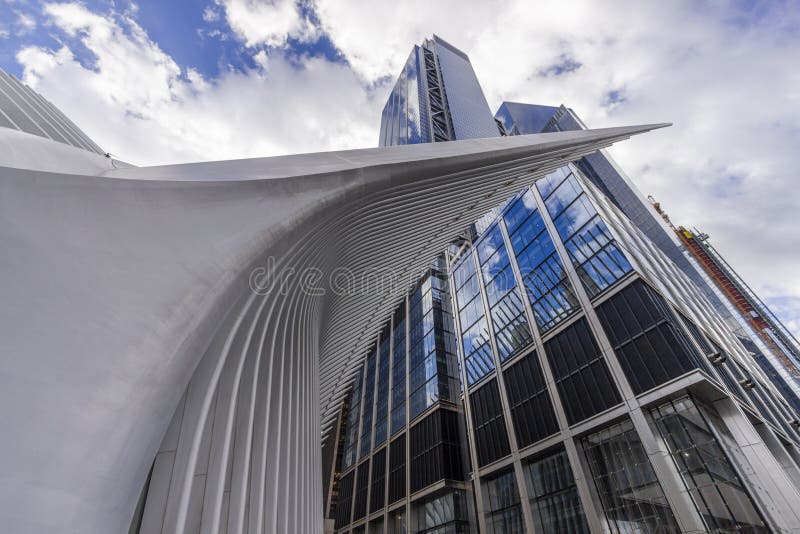 Exterior of Oculus Building Editorial Photography - Image of trade ...