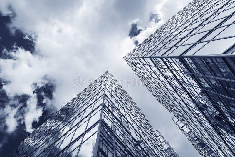 Exterior of Modern Architecture. Building Abstract Background Pattern ...