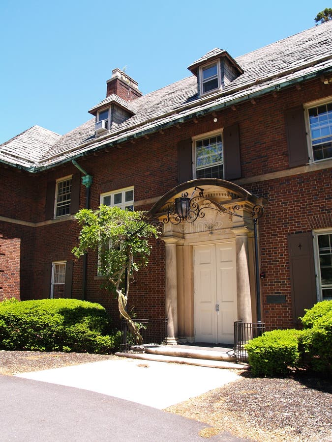 Exterior of an Old Brick Building Stock Photo - Image of architectural ...