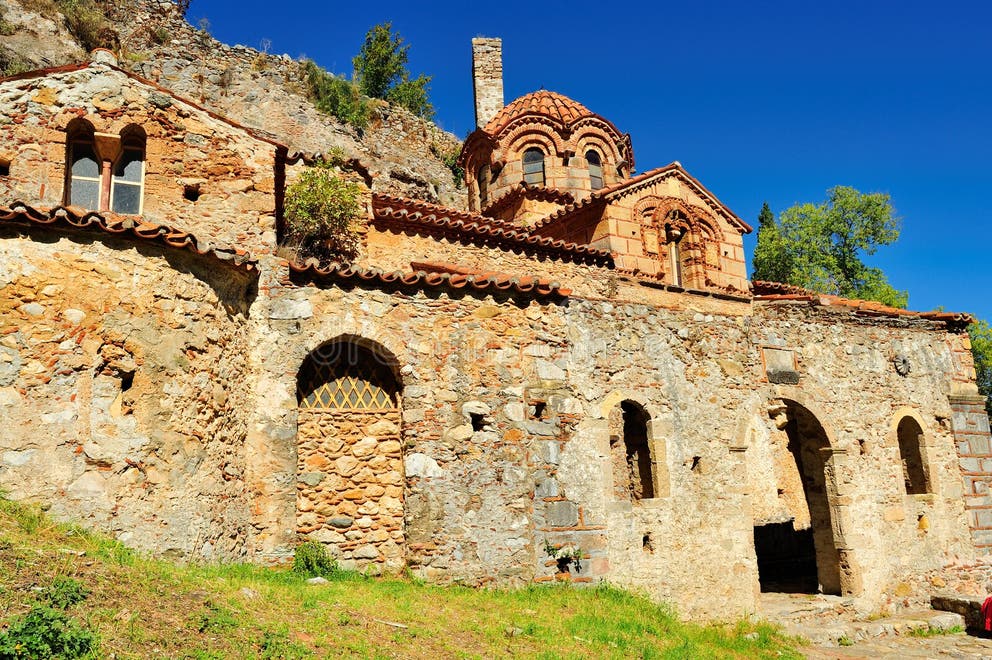 Exterior of PeriBleptos Monastery Stock Photo - Image of monastery ...