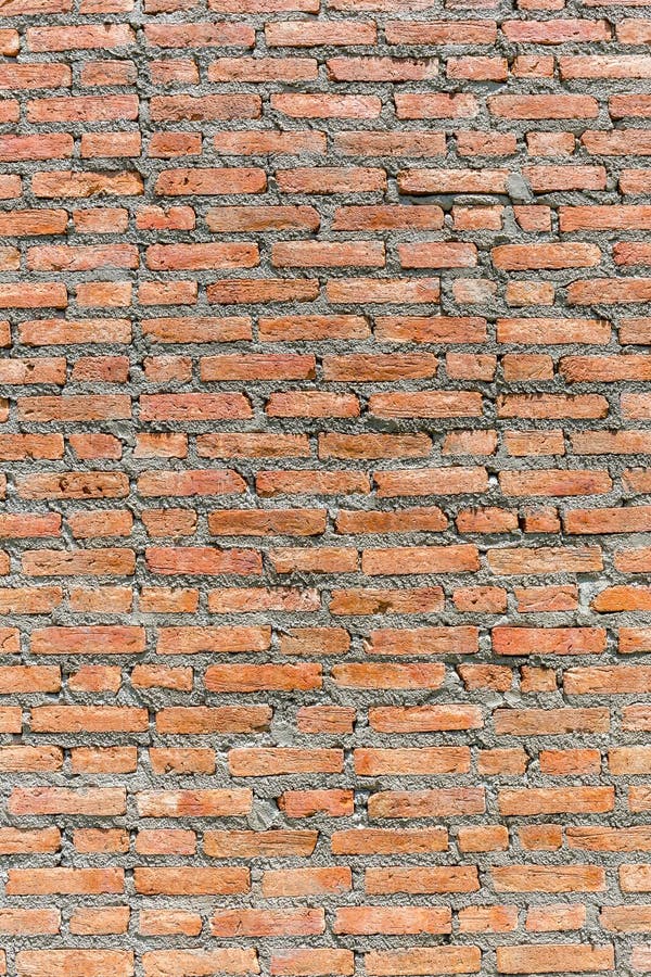Exterior Red Brick Wall Stucco Background, Under Construction Co Stock ...